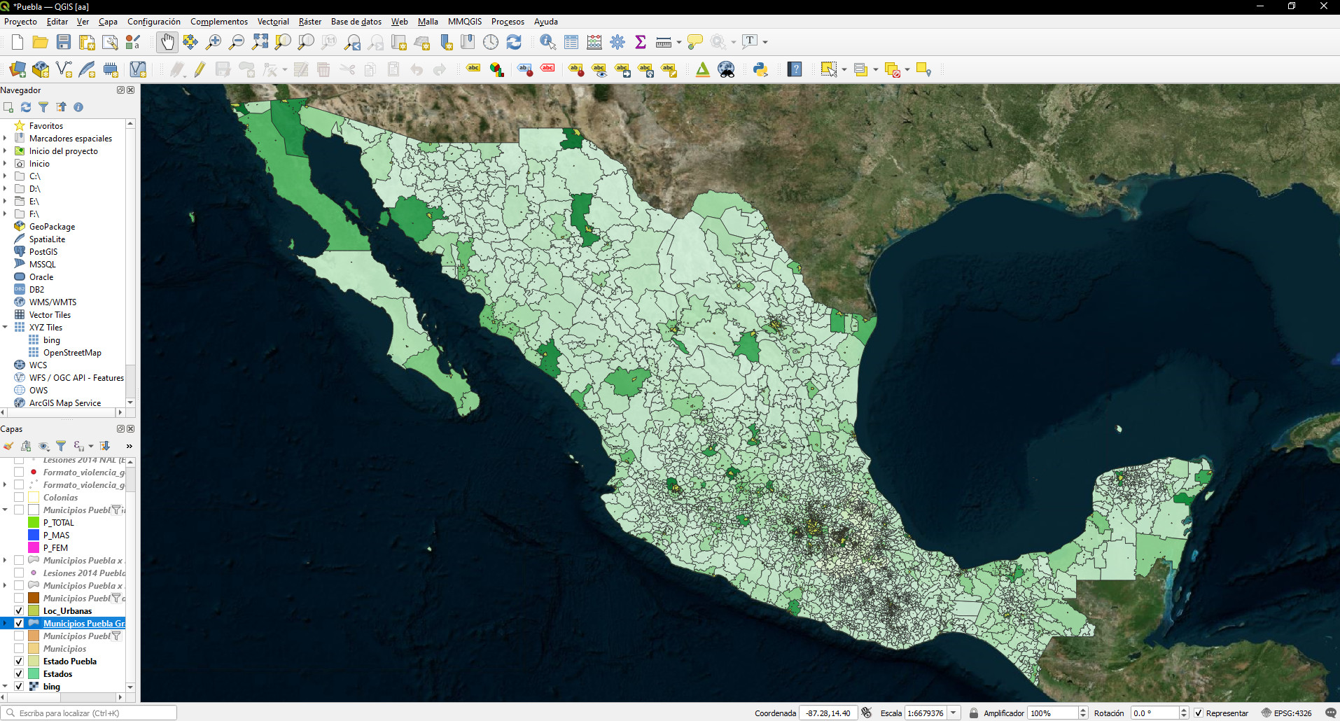 Cursos GIS México - Sistemas de Información Geográfica (SIG)